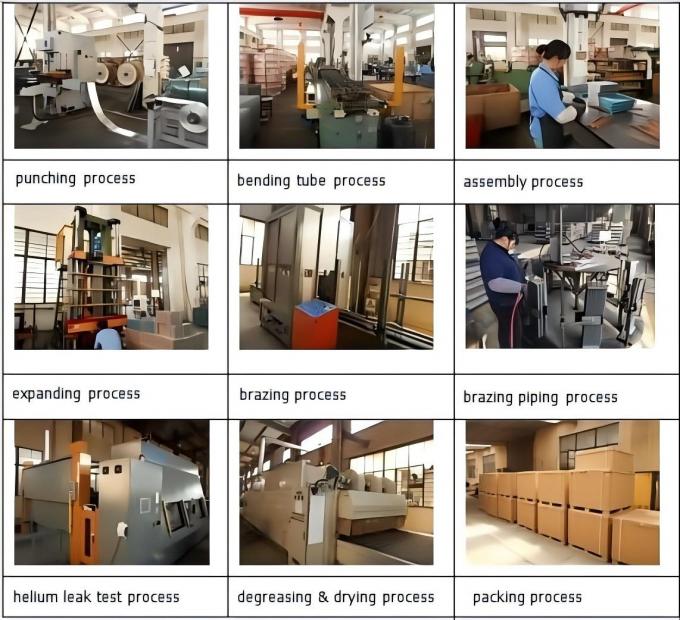 Commercial refrigeration cooling condenser evaporator heat exchanger coils
