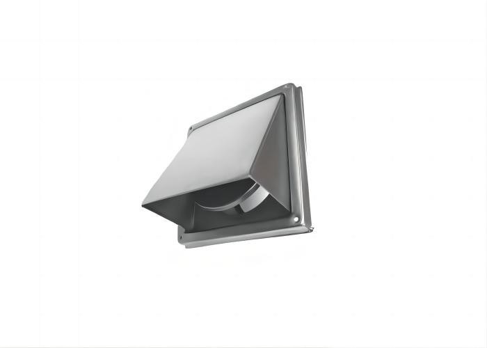Stainless Steel Wall Air Vent Extractor Fan Grille & Non Return Flaps ...