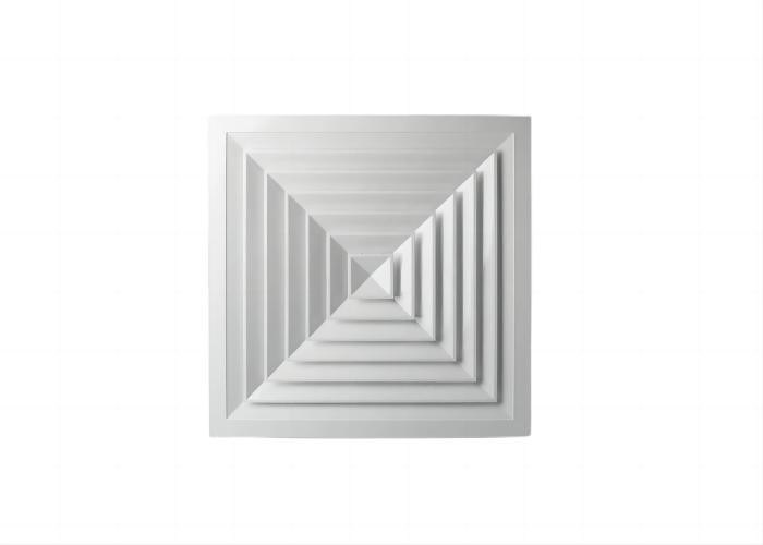 HVAC System Supply Air Diffuser Aluminum 4-Way Square Ceiling Air ...