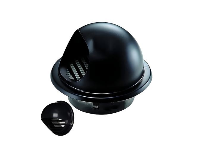 Black Color 304 Stainless steel ball grille Ø 125mm with blades and ...